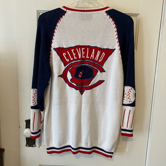 Marisa Christina | Sweaters | Vintage Cleveland Indians Baseball ...